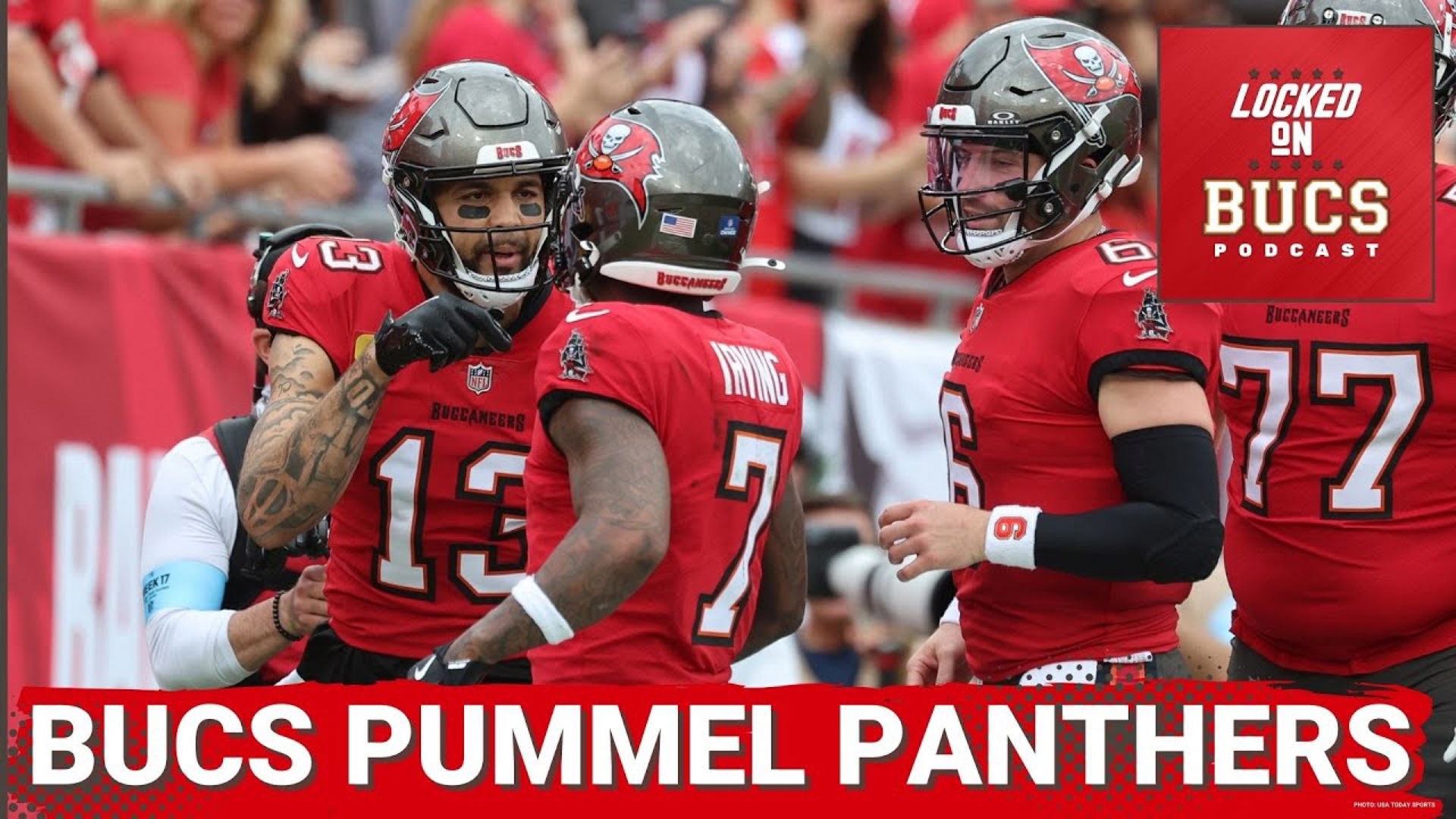 Tampa Bay Buccaneers Destroy Panthers | Baker Mayfield Reaches ...