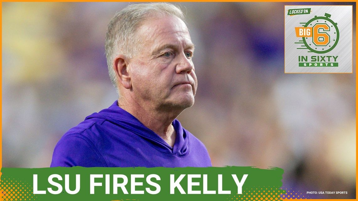 LSU FIRES Brian Kelly After Another Loss | The Big 6 in 60 | wqad.com
