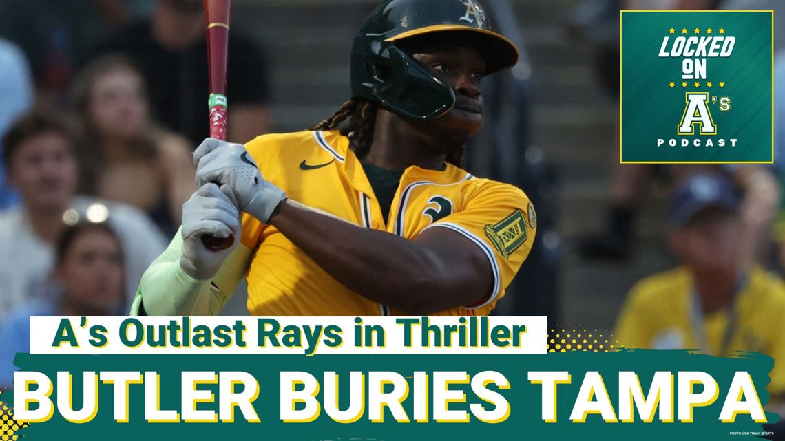 BUTLER BURIES TAMPA: A’s Outlast Rays in Thriller | wnep.com