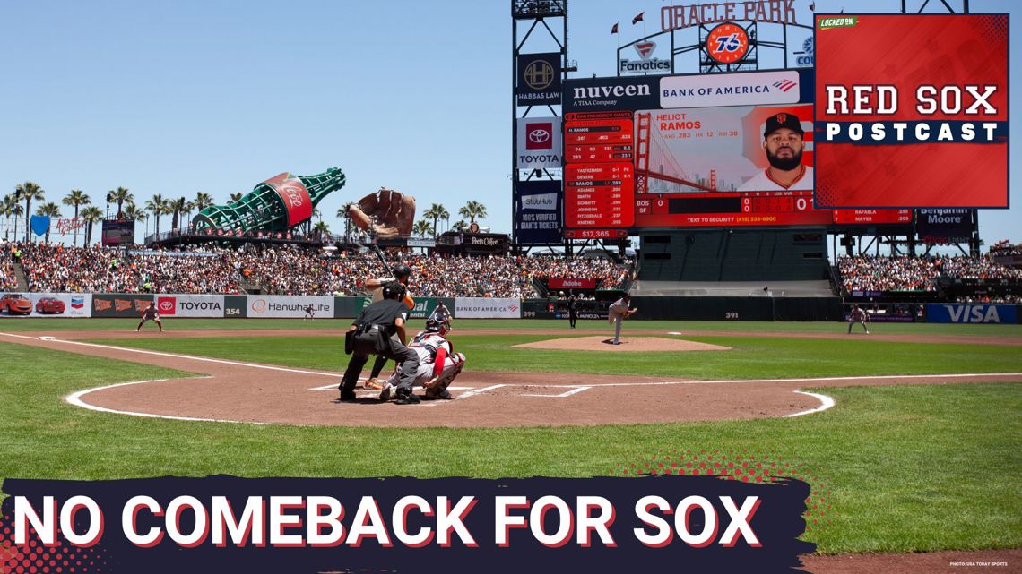 RED SOX POSTCAST- Red Sox 9th-Inning Comeback Bid Falls Short in San Fran | wqad.com