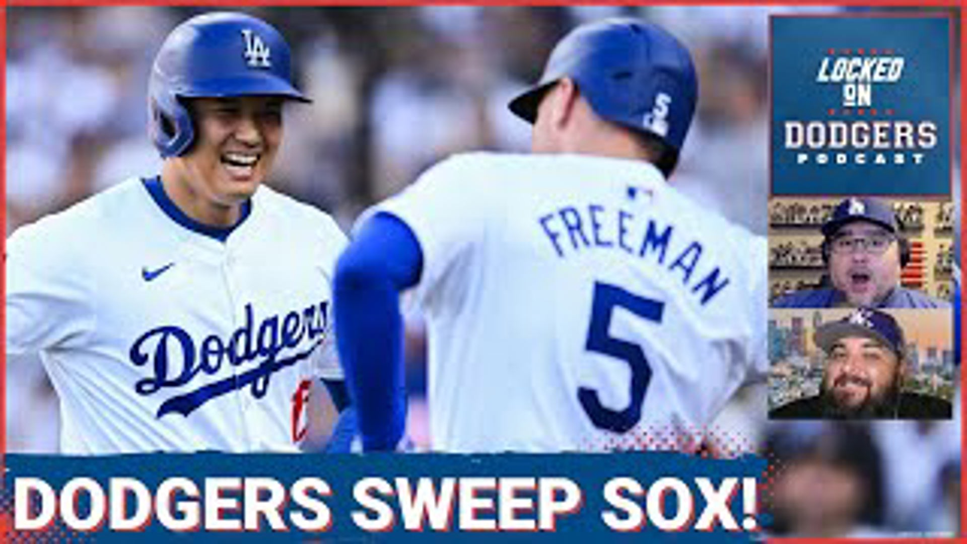 Los Angeles Dodgers Sweep Red Sox! Ohtani's Prodigious Blast, HR ...