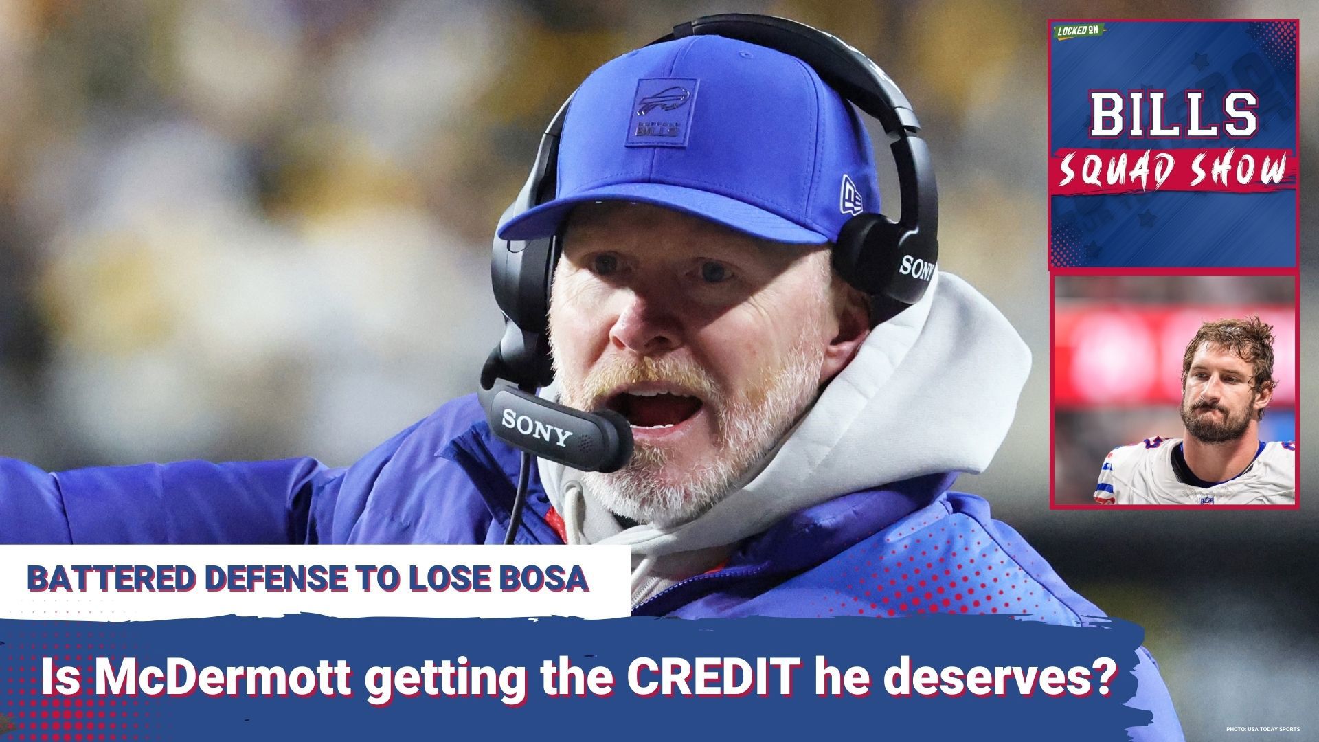 BILLS SQUAD SHOW: Is McDermott getting enough LOVE? Bosa down; Slay won ...