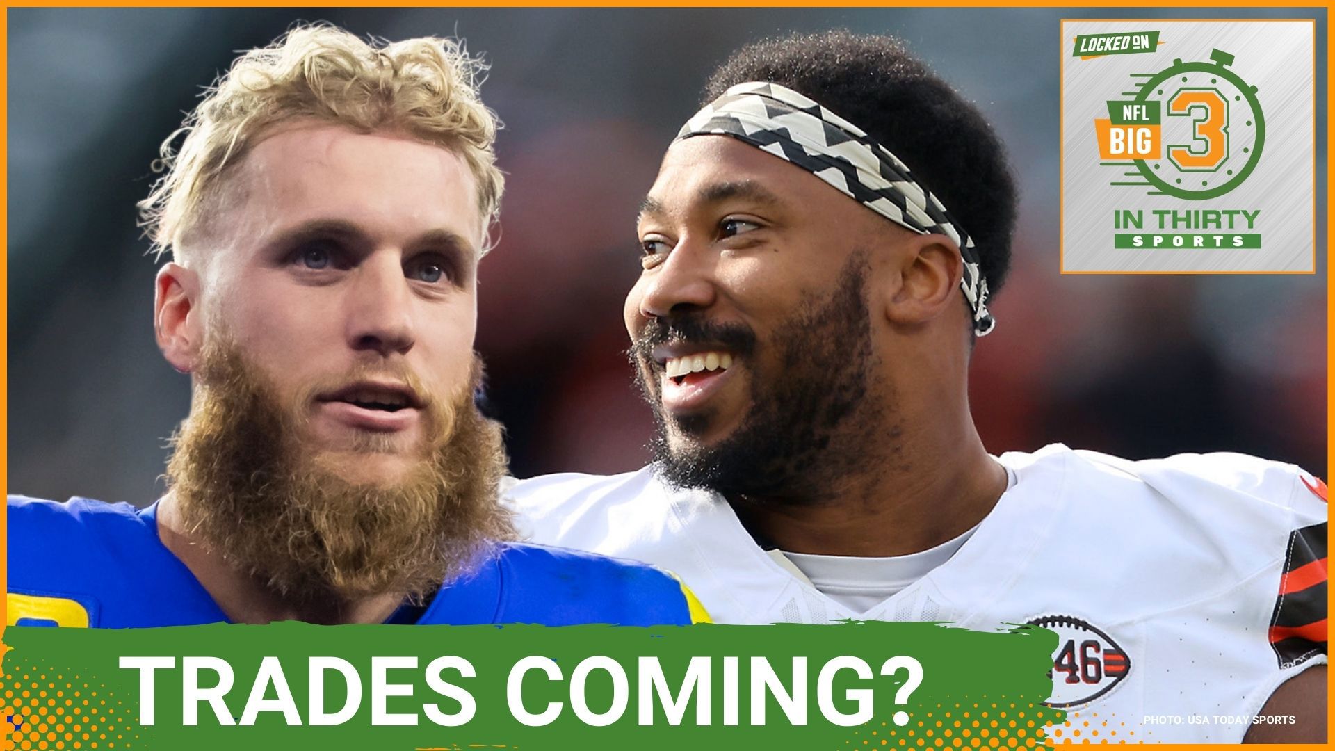 Myles Garrett and Cooper Kupp Could Be On The Move Soon | The Big 3 in ...