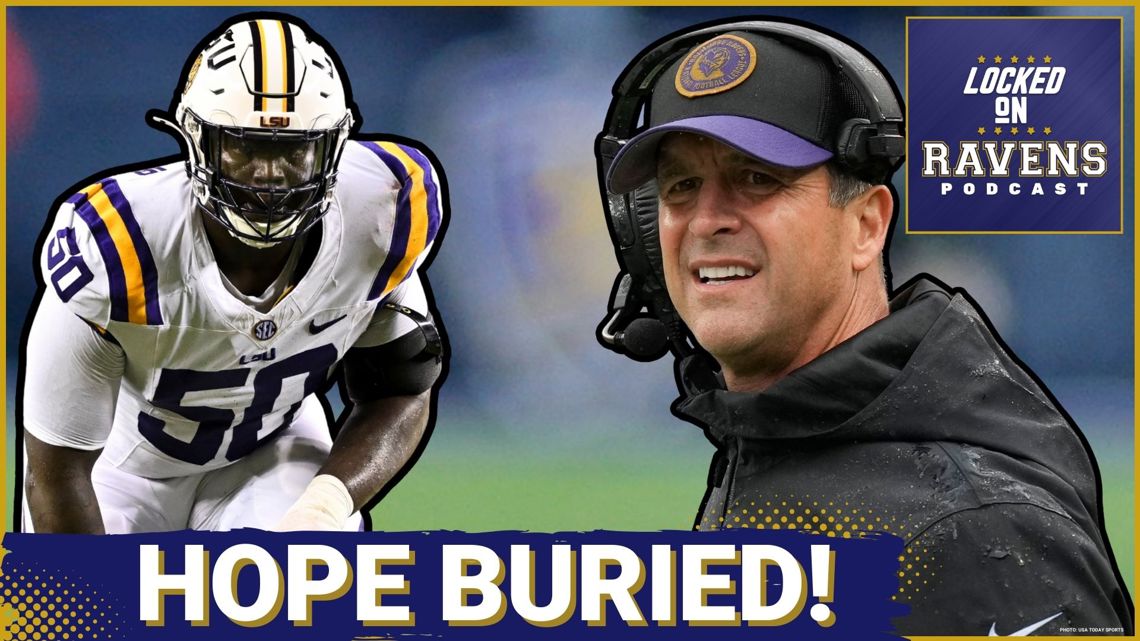 John Harbaugh BURIES HOPE for Baltimore Ravens OL, Daniel Faalele gets ...