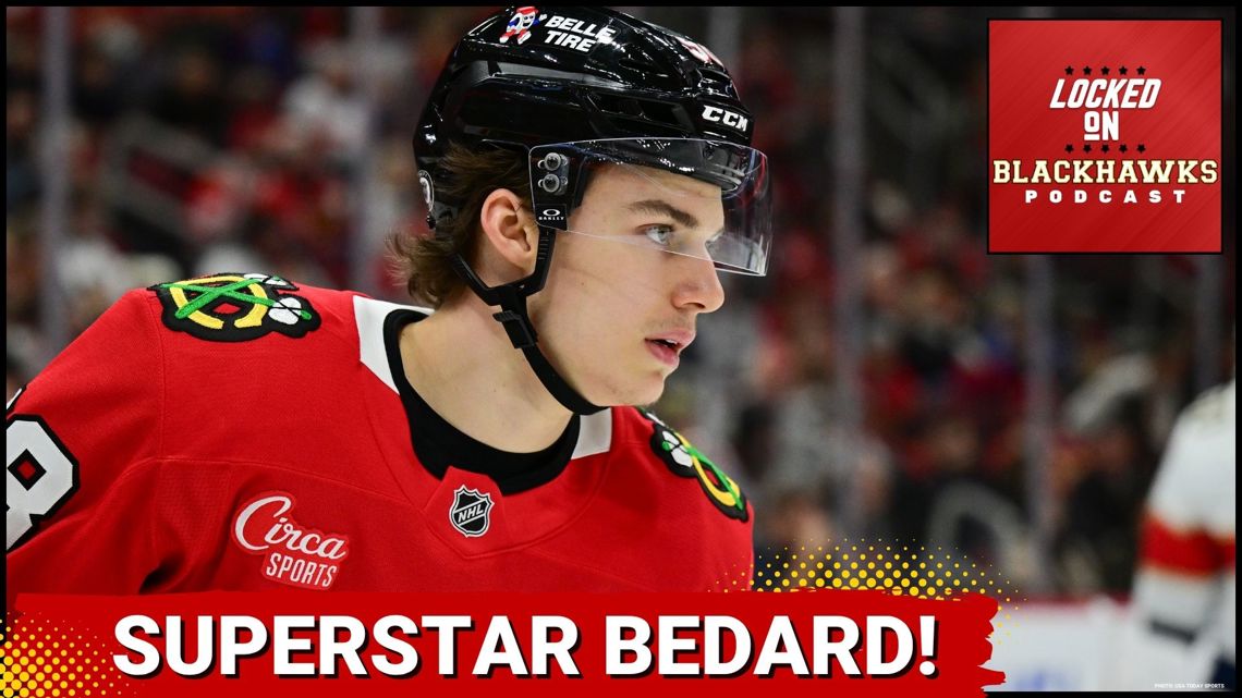 POSTGAME: Connor Bedard COOKS The Flames With Hat Trick | Blackhawks ...