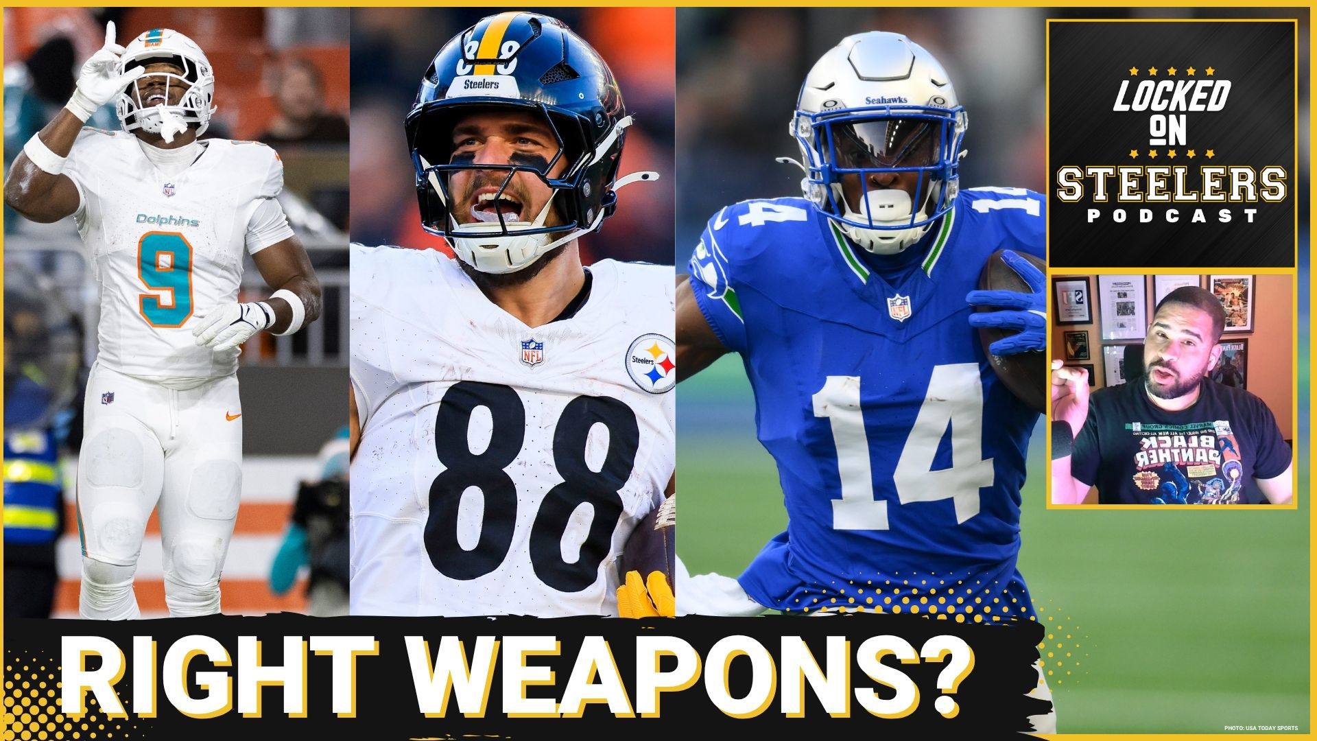 Steelers' Jonnu Smith, Pat Freiermuth and DK Metcalf Pick Up Passing ...