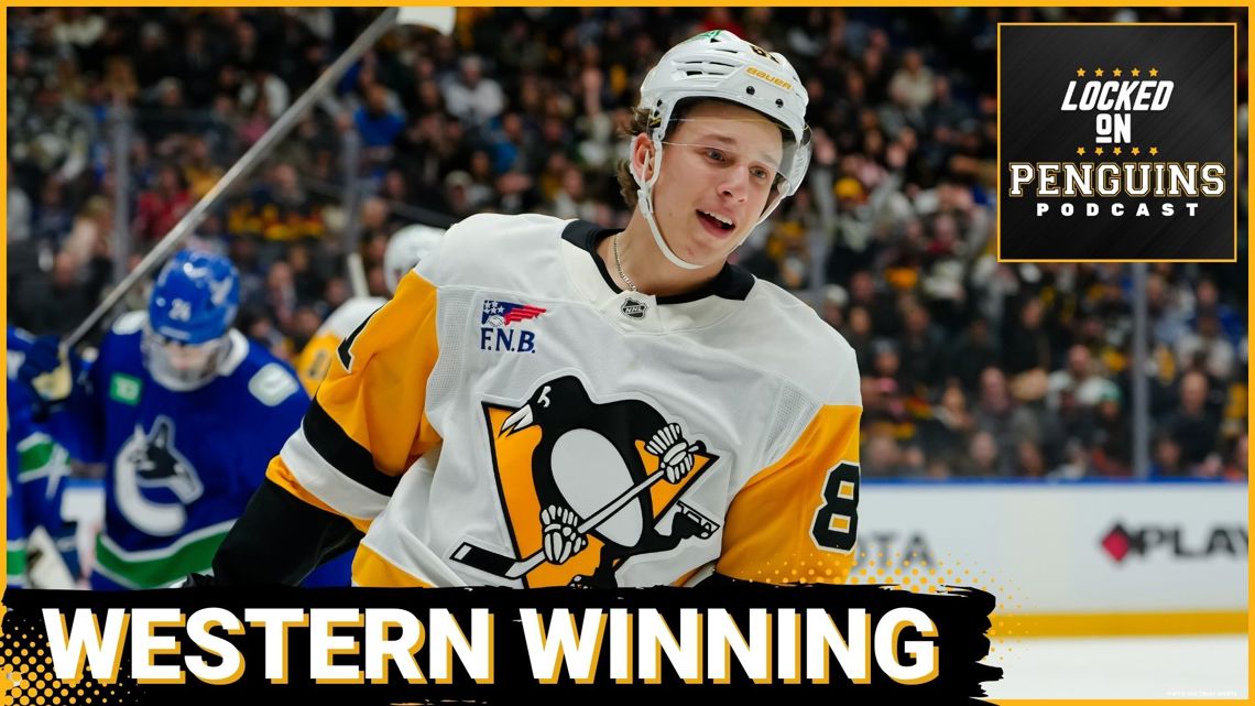 Penguins SWEEP the western road trip with a win over Vancouver ...