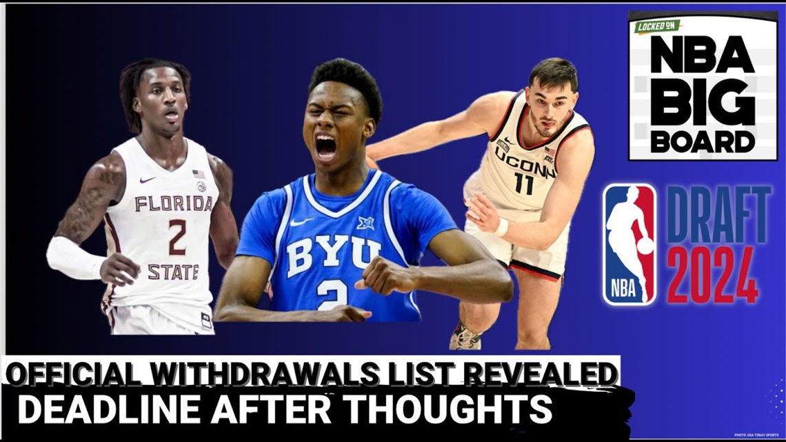 Reactions to Next Day Withdrawals: Jaxson Robinson, Jamir Watkins, Alex ...
