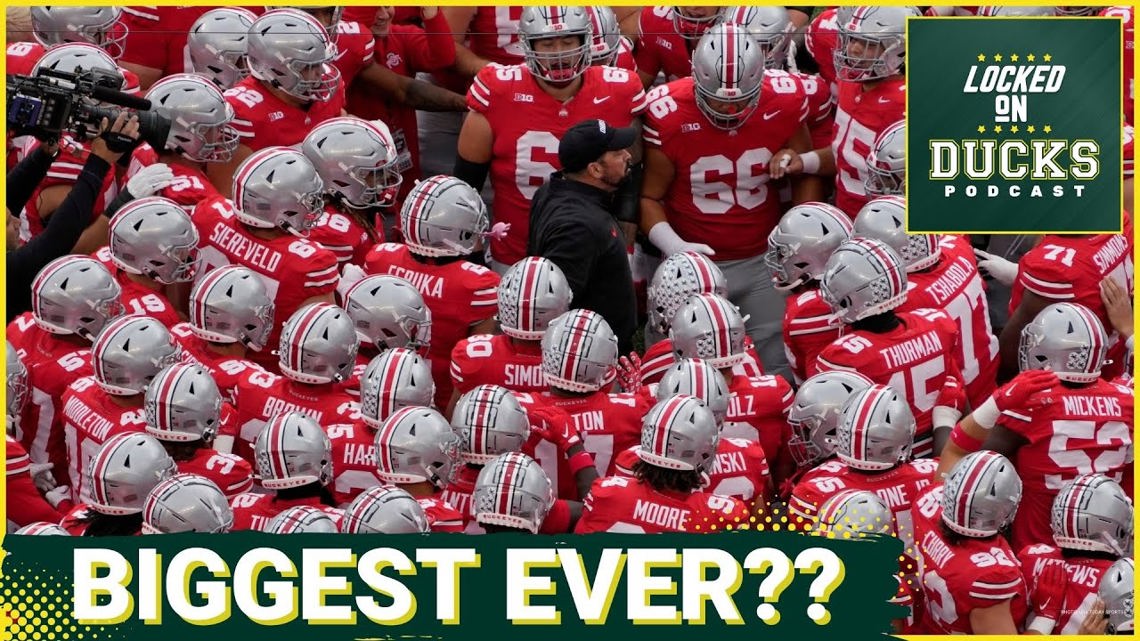 Oregon v Ohio State BIGGEST GAME EVER at Autzen Stadium? GameDay lock ...