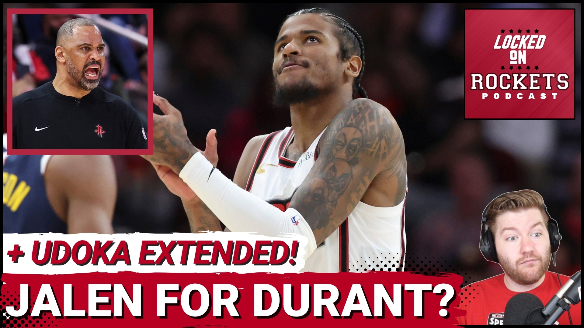 Rockets EXTEND Ime Udoka's Contract | Jalen Green OFFERED In Kevin ...