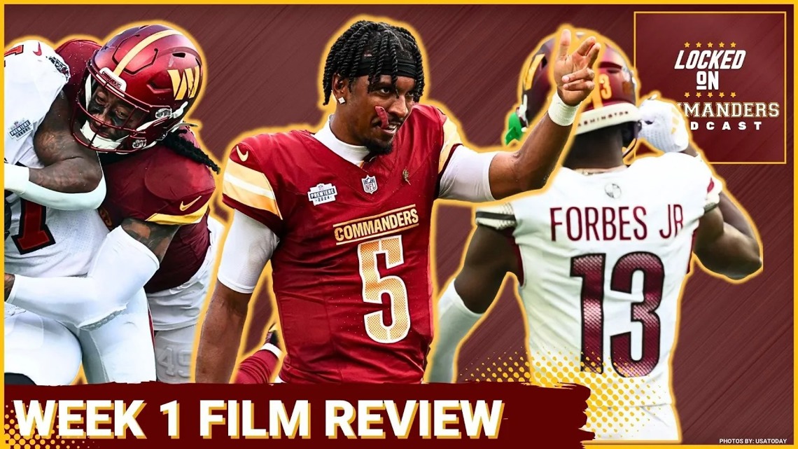 Washington Commanders' Film Review: Jayden Daniels, Frankie Luvu, and ...