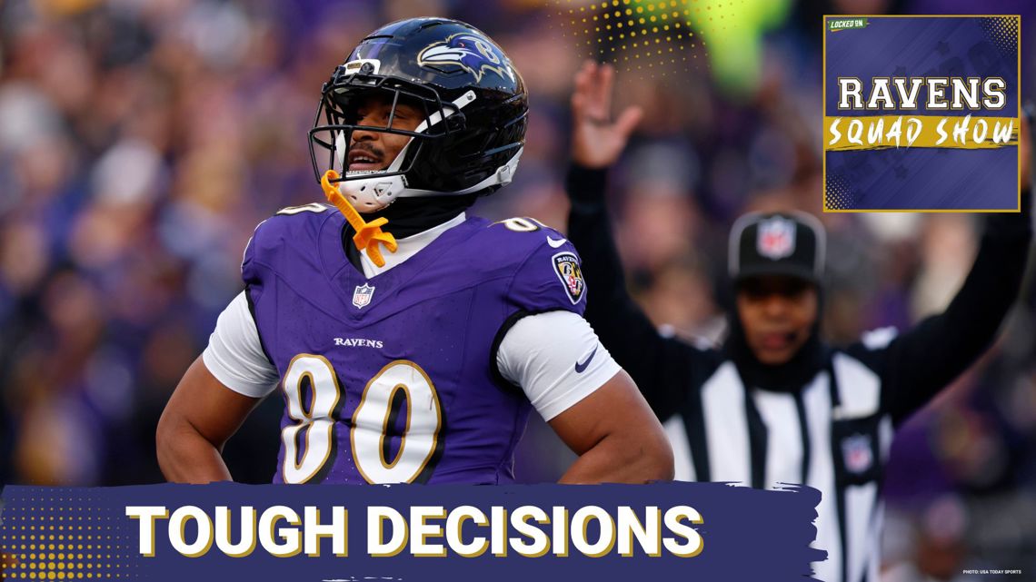 RAVENS SQUAD SHOW: Baltimore Ravens have TOUGH CHOICES to make with ...