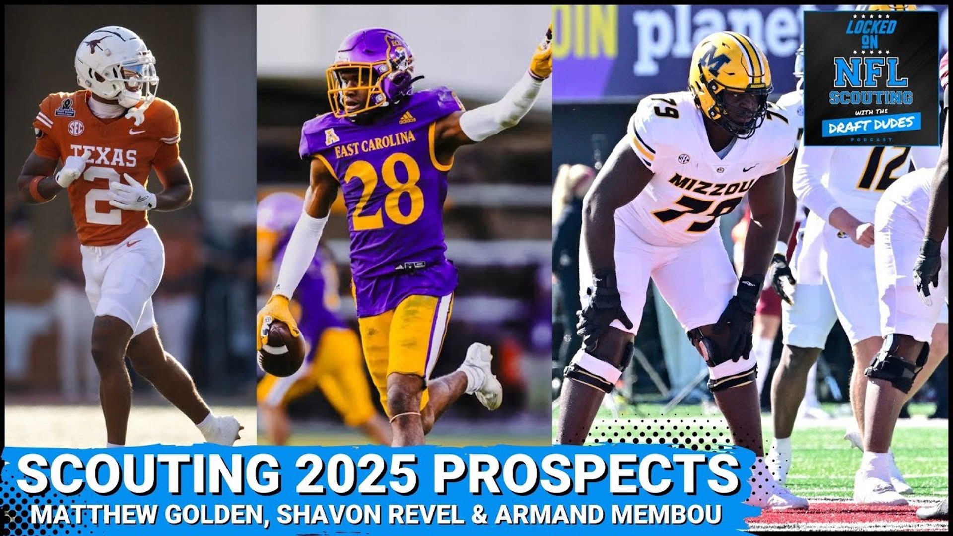 2025 NFL Draft Prospect Scouting: Matthew Golden, Shavon Revel and ...