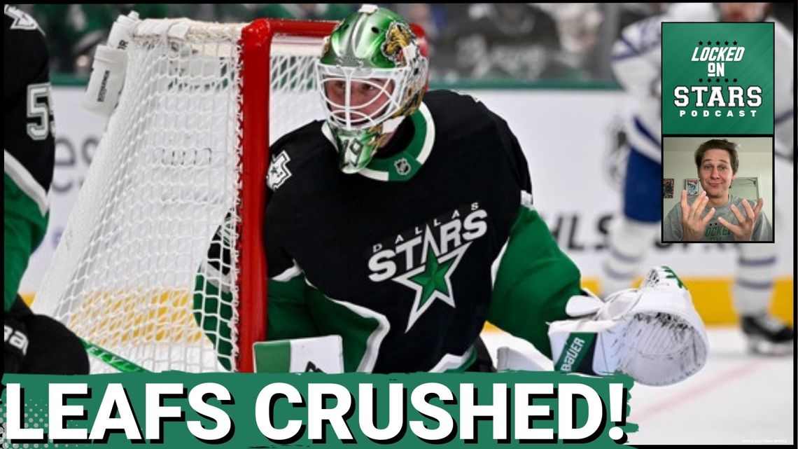 SHUTDOWN: Jake Oettinger and Dallas Stars CRUSH Maple Leafs’ Hopes in ...