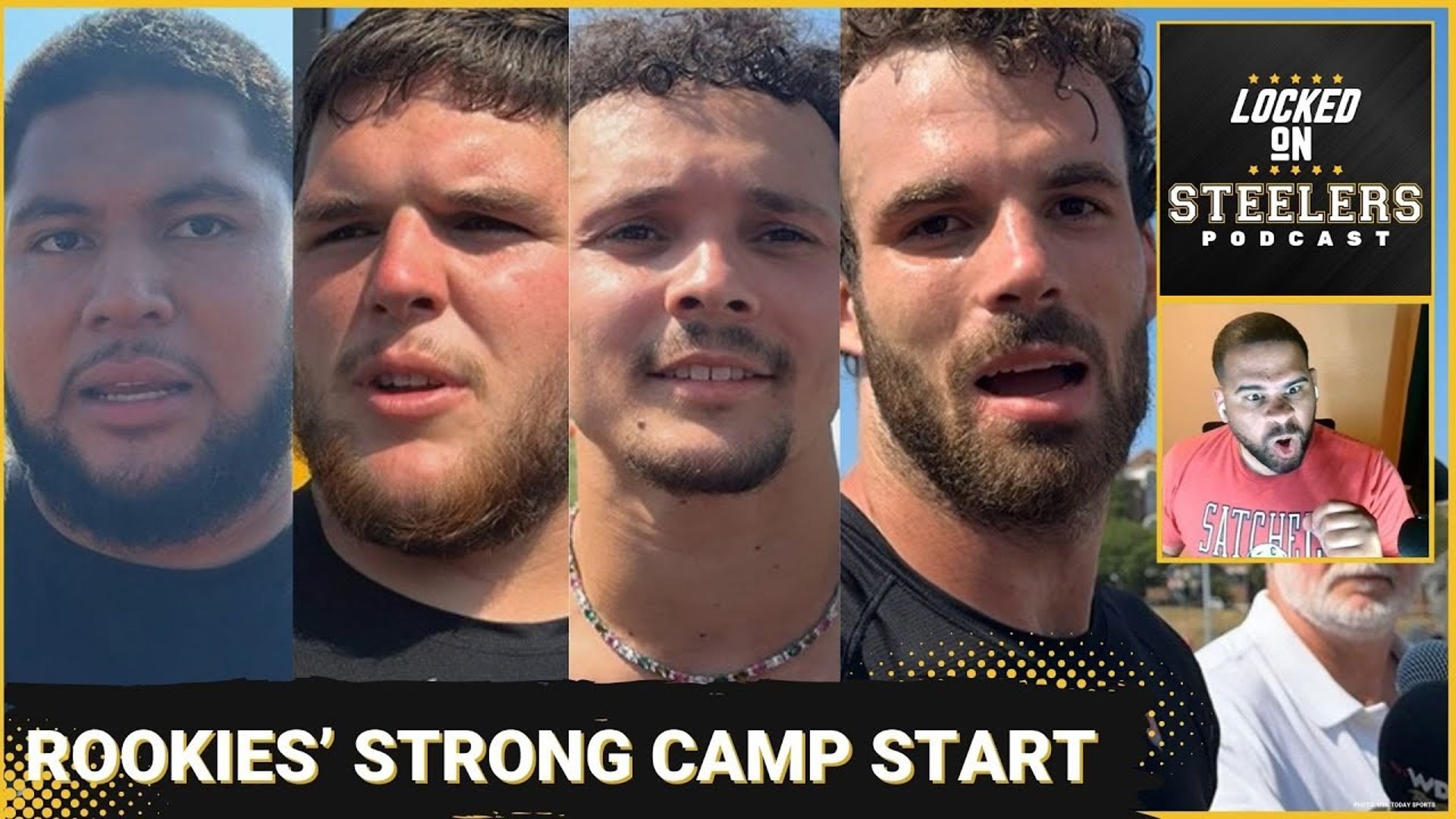 Steelers' Rookies Strong Training Camp Start | George Pickens, Roman Wilson Progress w/Zach ...