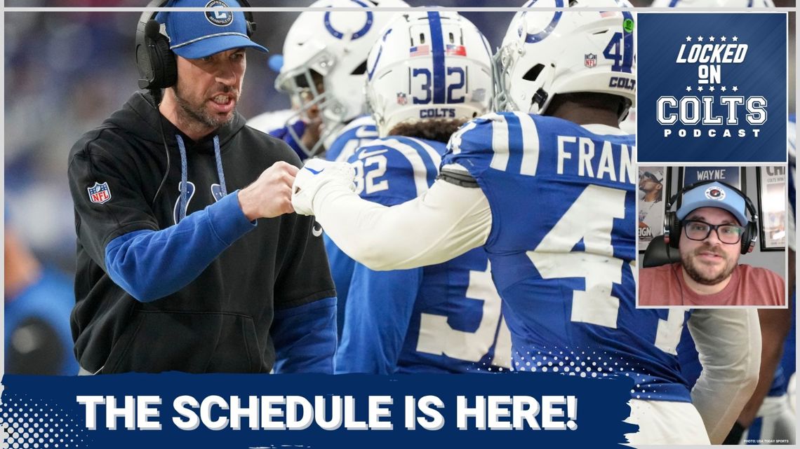 INDIANAPOLIS COLTS SCHEDULE REVEAL: Team Featured in Prominent Windows ...