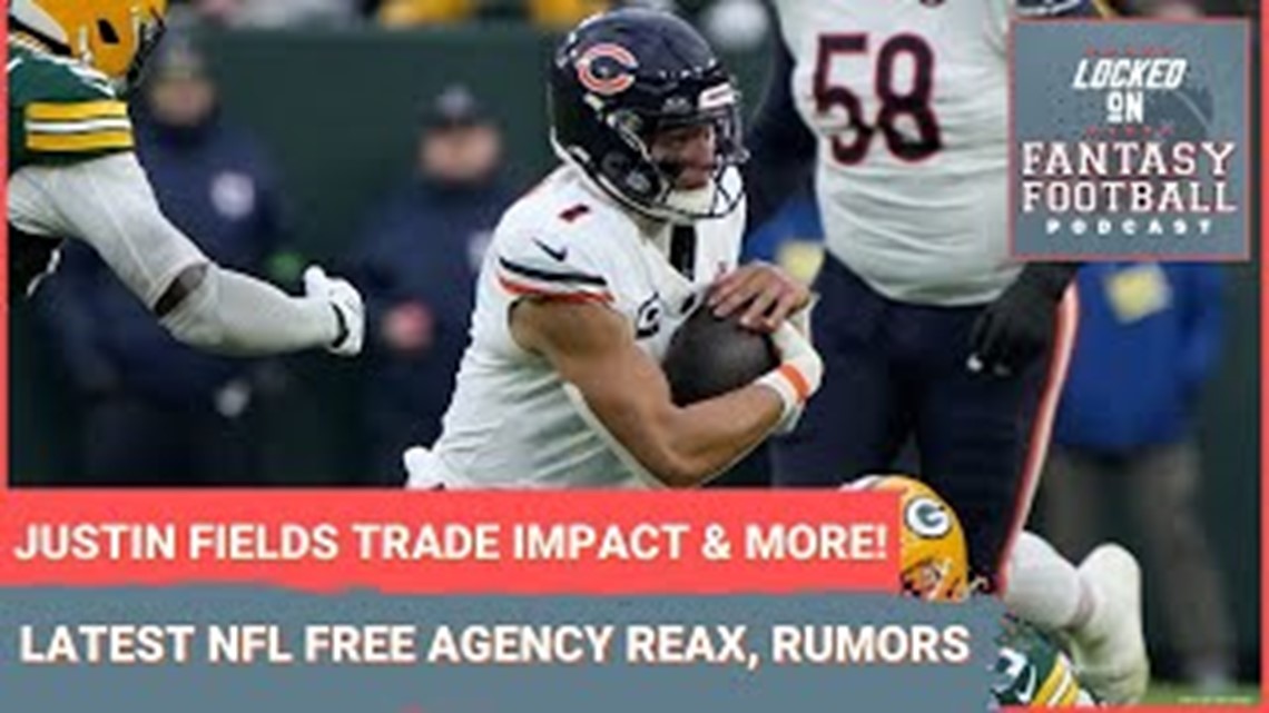 NFL free agency: Fantasy football impact of Justin Fields trade on ...
