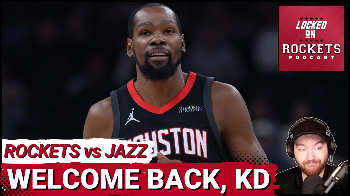 Kevin Durant RETURNS, Rockets DOMINATE Utah Jazz & Reed Sheppard Era ...