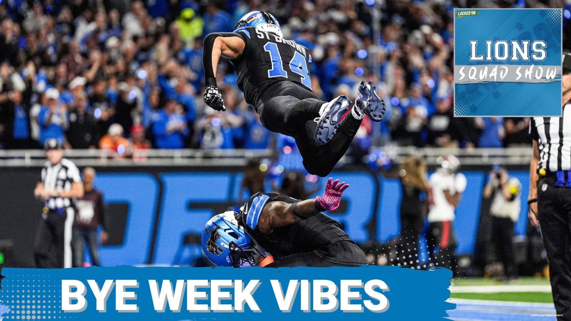 LIONS SQUAD SHOW: Detroit Lions ENTER Bye Week + Colton Pouncy of the ...