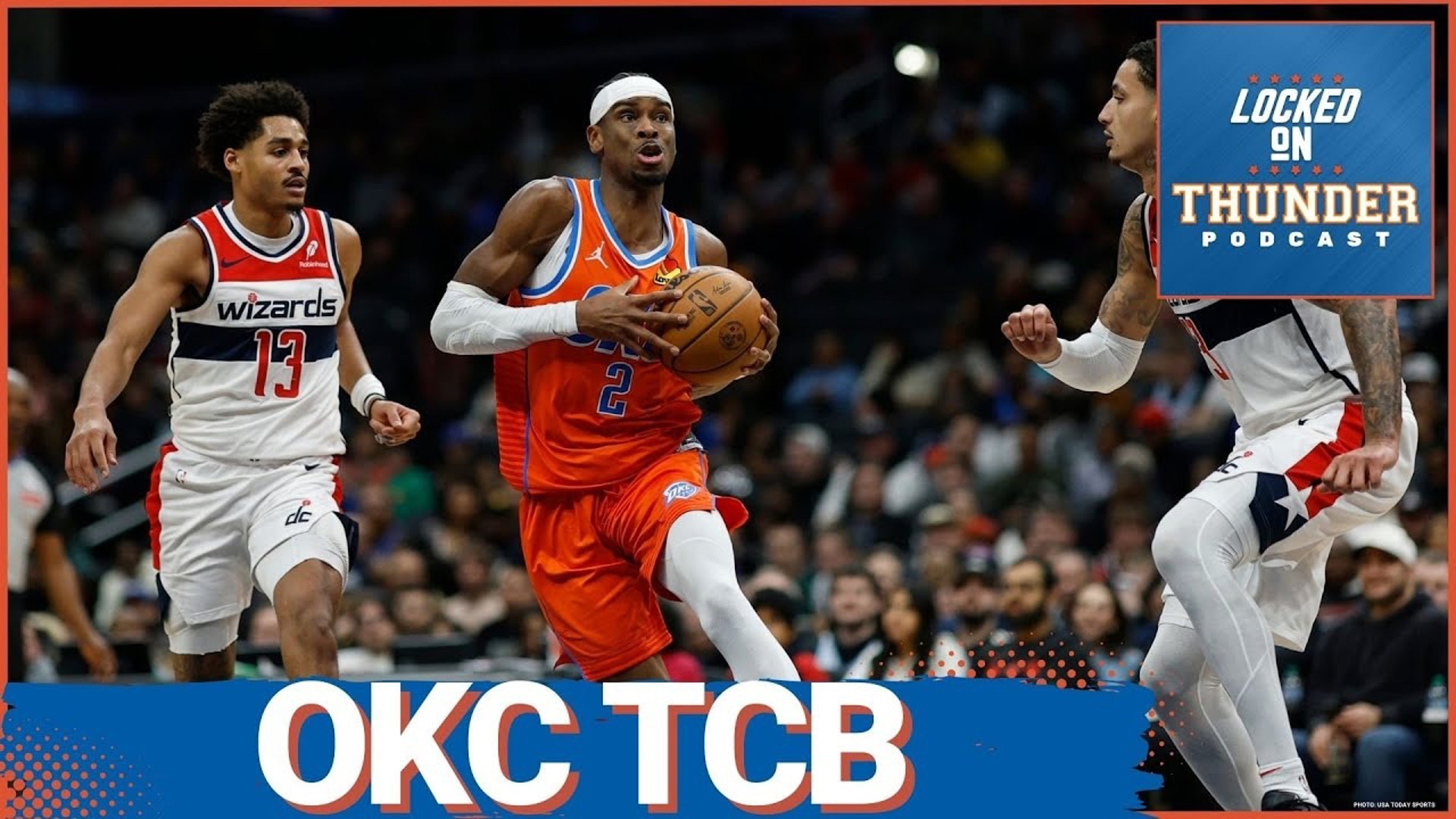 OKC Thunder Throttle Wizards, Cason Wallace Shooting Turnaround ...