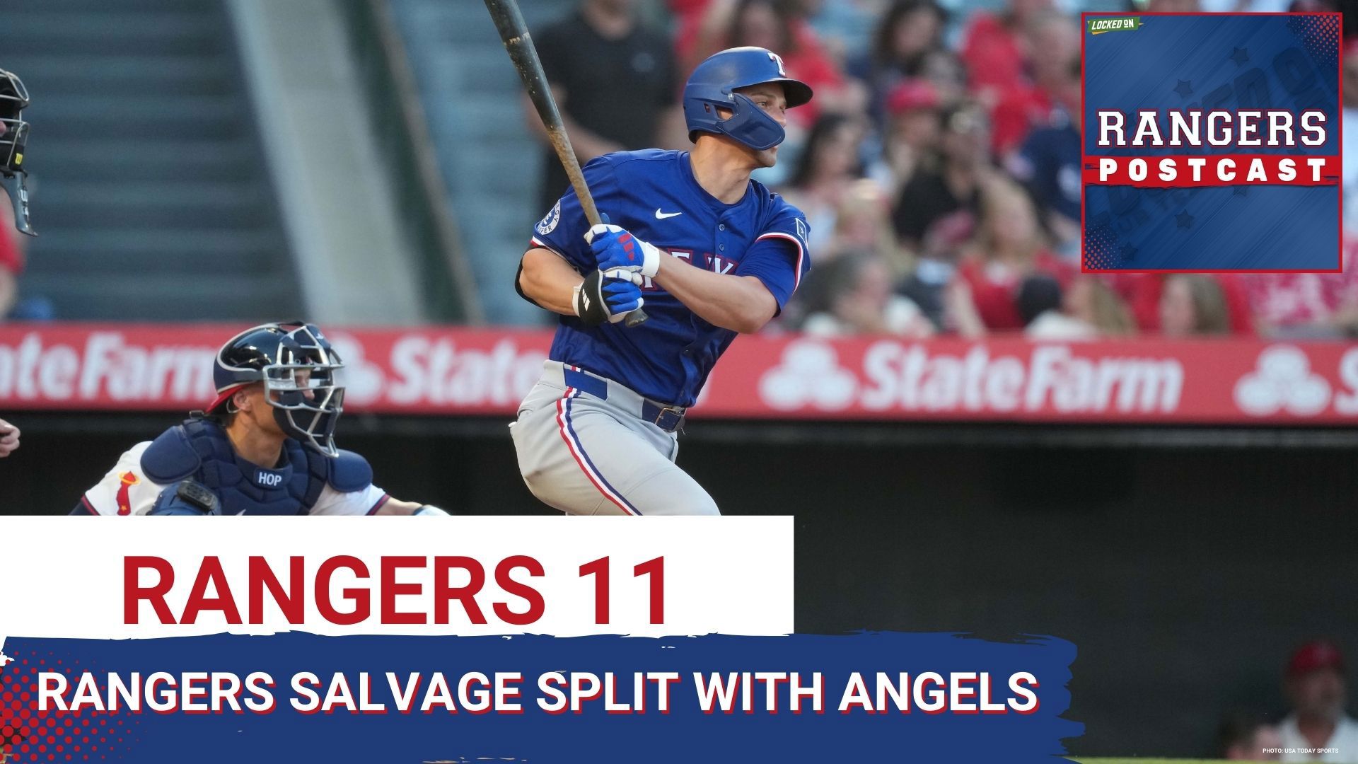 The Rangers earned a split of their 4-game series in Anaheim, by ...