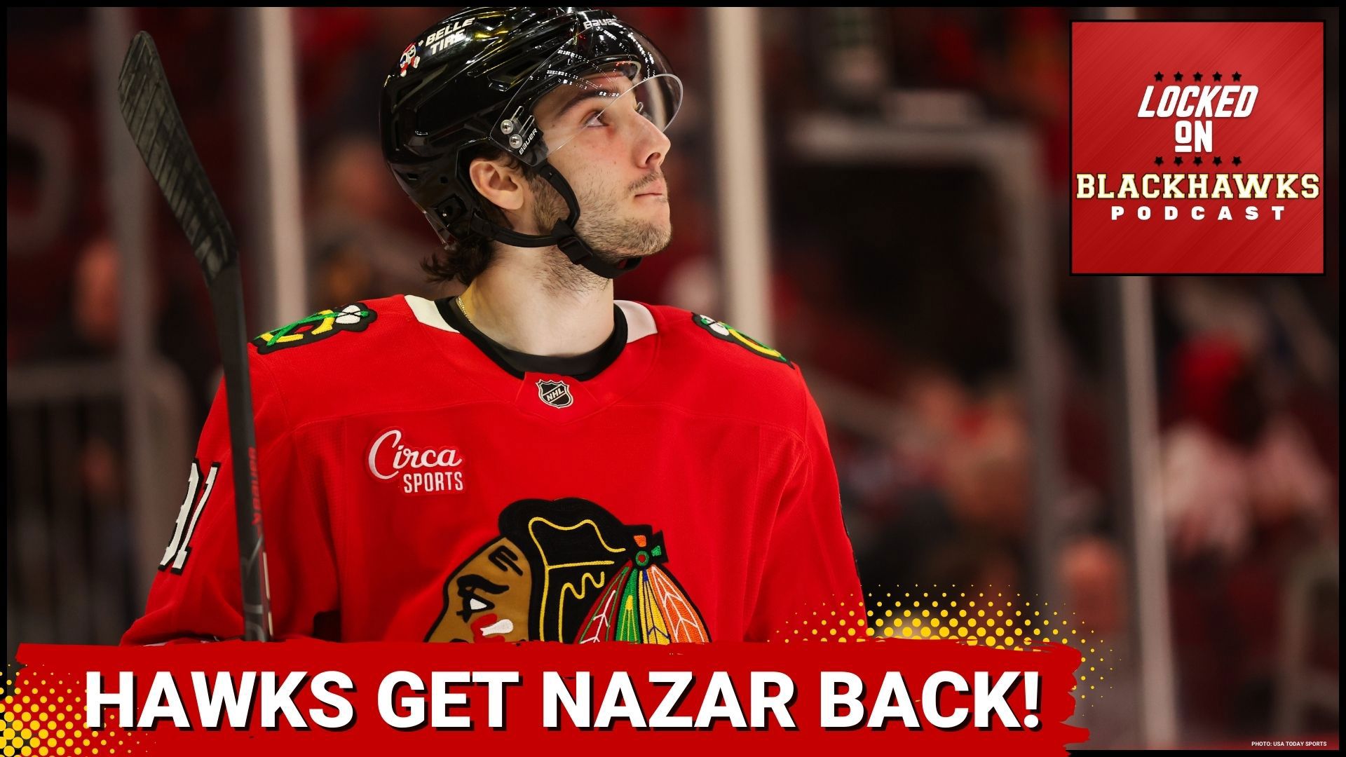 Frank Nazar RETURNS vs. Carolina Hurricanes | Chicago Blackhawks Roster ...