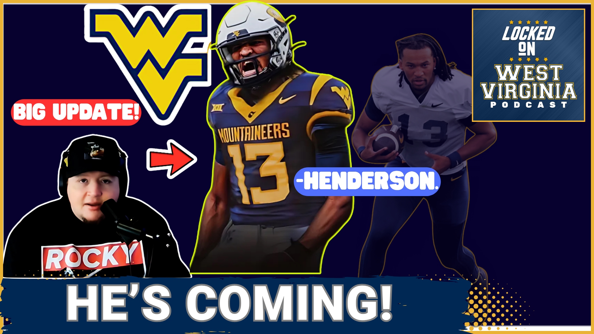 SOURCE- DO NOT COUNT West Virginia QB Jaylen Henderson OUT of this race yet! | wthr.com