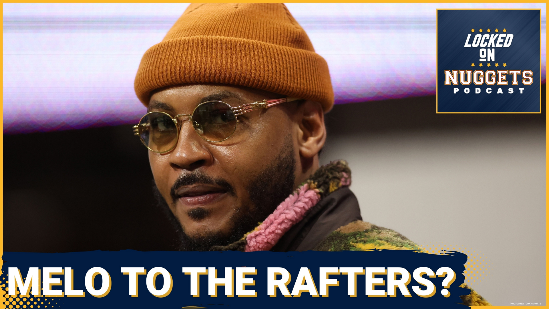 Controversy Carmelo Anthony Enters Hall Of Fame Nuggets Jersey