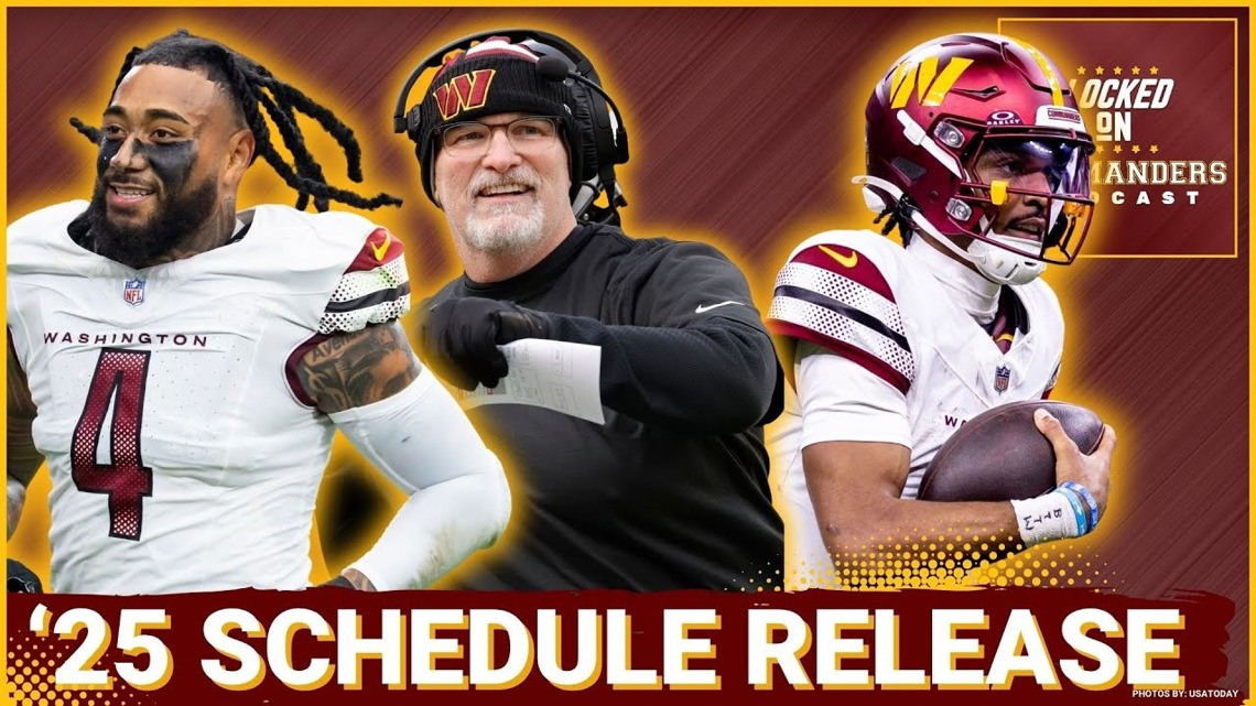2025 Washington Commanders SCHEDULE BREAKDOWN: Traps, Wins, and What it ...