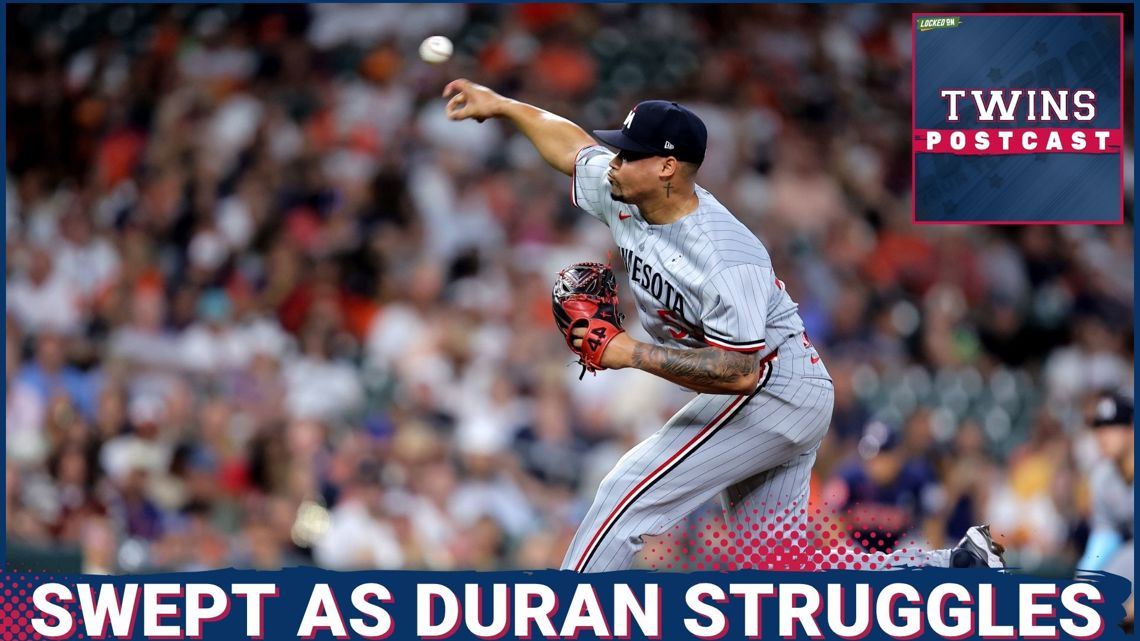 TWINS POSTCAST: Twins GET SWEPT vs. Astros As Johan Duran Struggles In ...