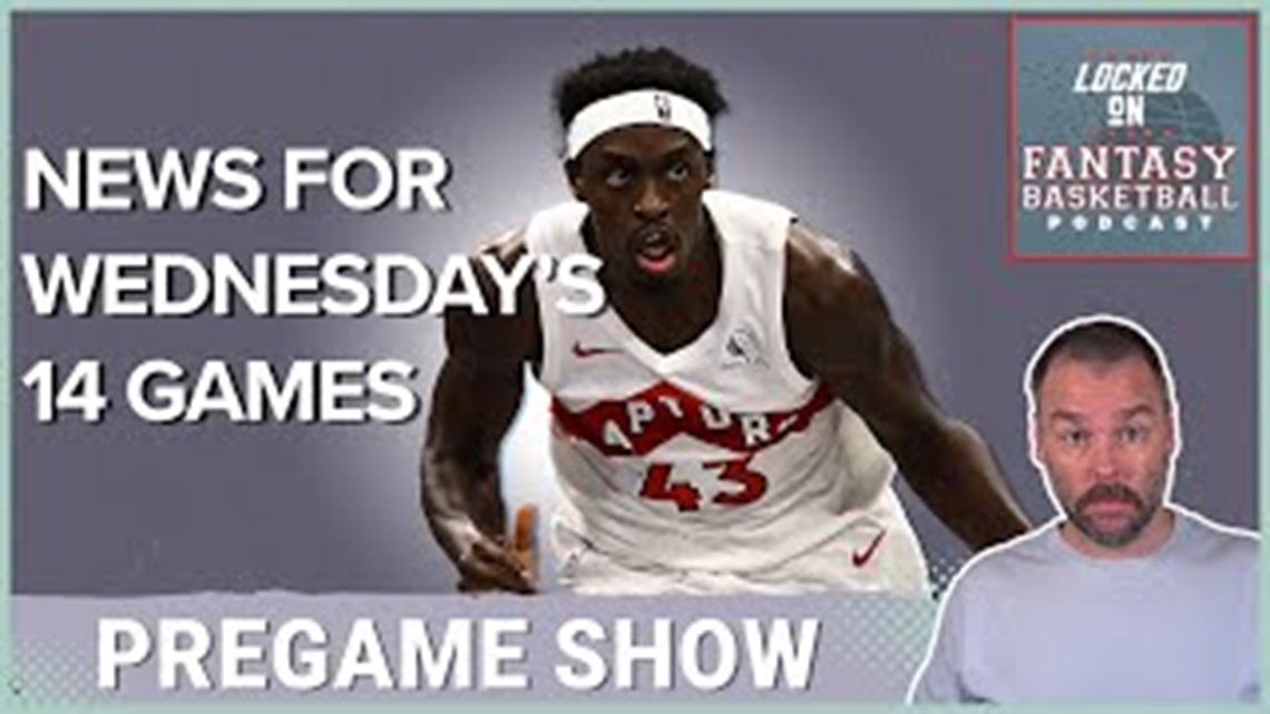 NBA Fantasy Basketball Pregame Show | Wednesday November 22 #NBA # ...