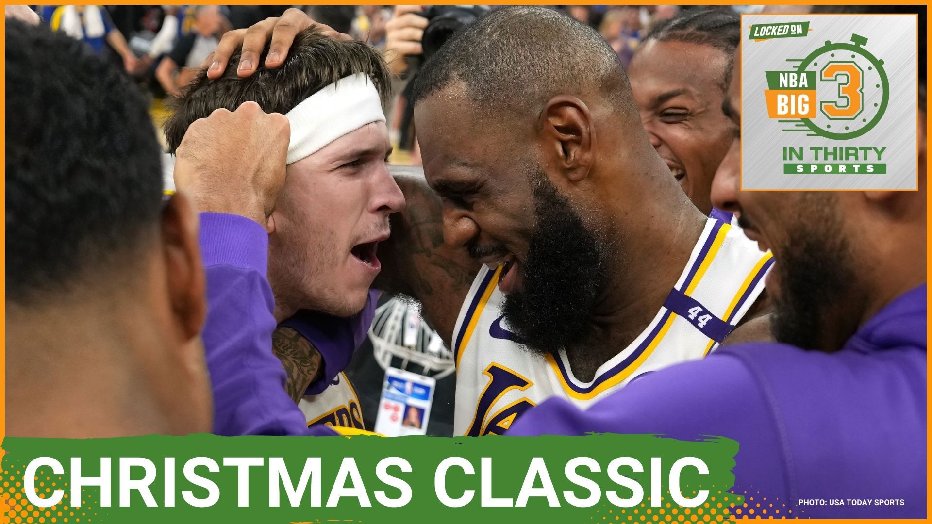 The Lakers Win A Christmas Classic vs. the Warrriors | The Big 3 in 30 ...