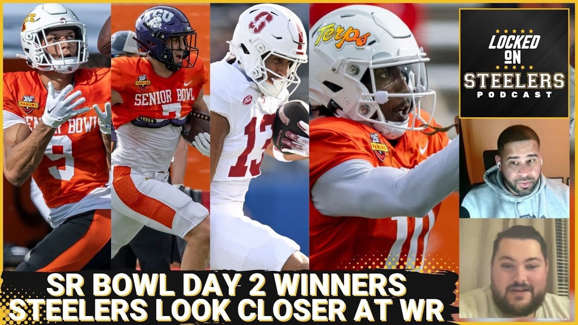 Steelers Look at Senior Bowl WRs | Playmakers Jayden Higgins, Savion ...