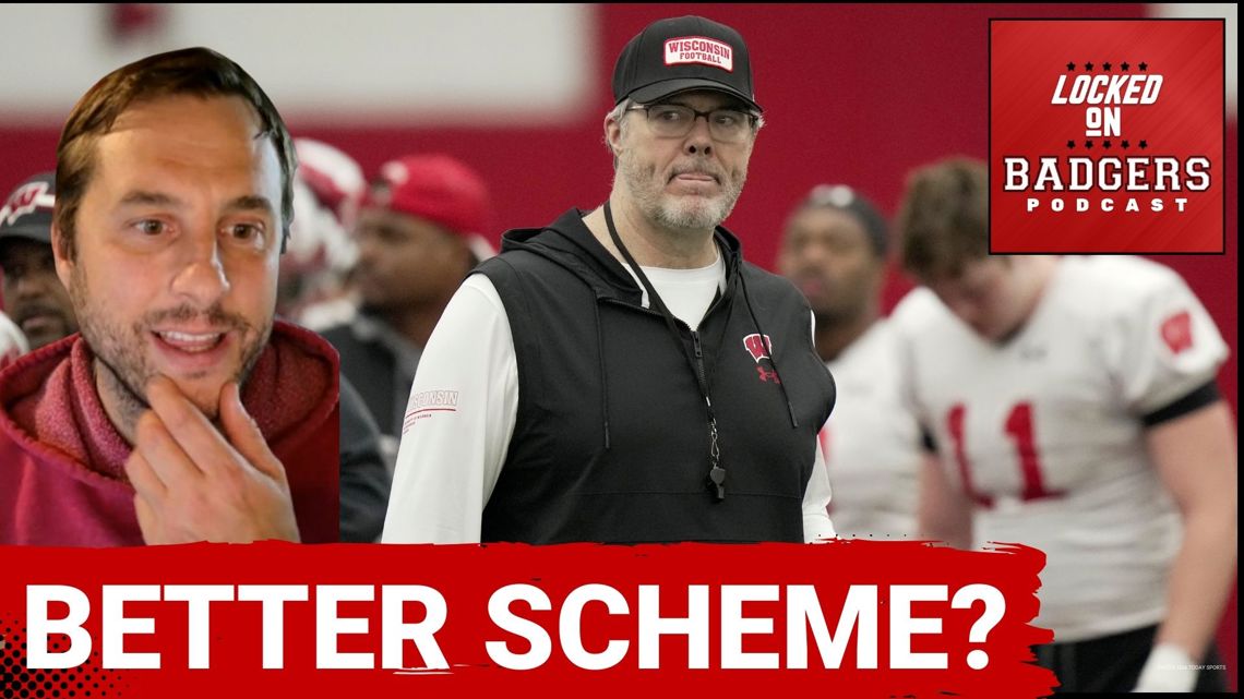 SCHEME FIT | OC Jeff Grimes UNLOCKS Wisconsin Badgers offensive UPSIDE ...