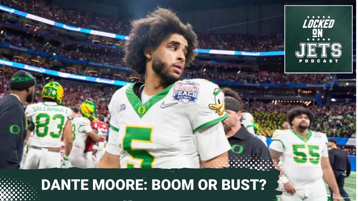 ALARM BELLS: New York Jets Face TOUGH NFL Draft Decision on Dante Moore ...