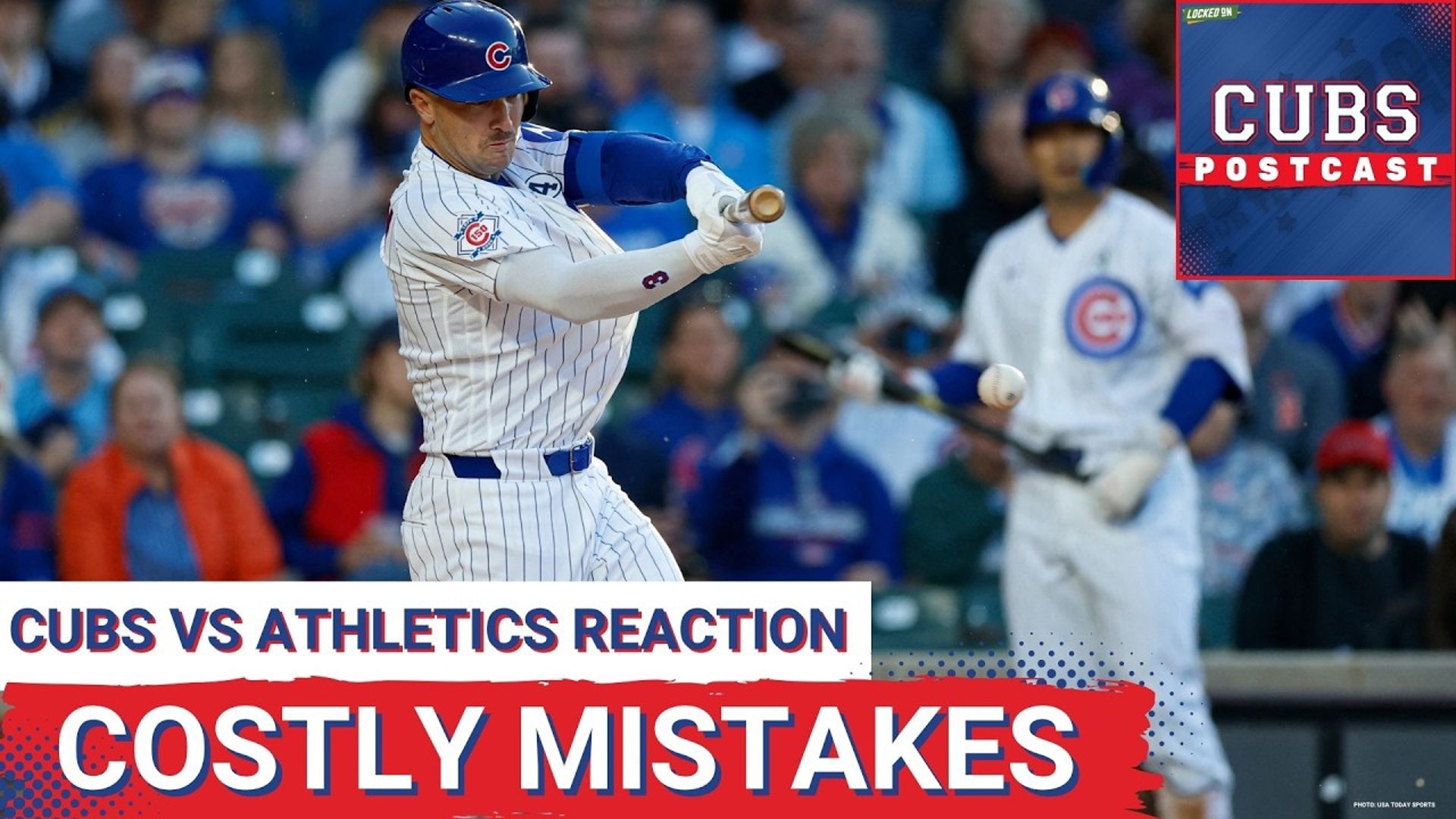 CUBS POSTCAST: The Chicago Cubs made some COSTLY mistakes early and ...