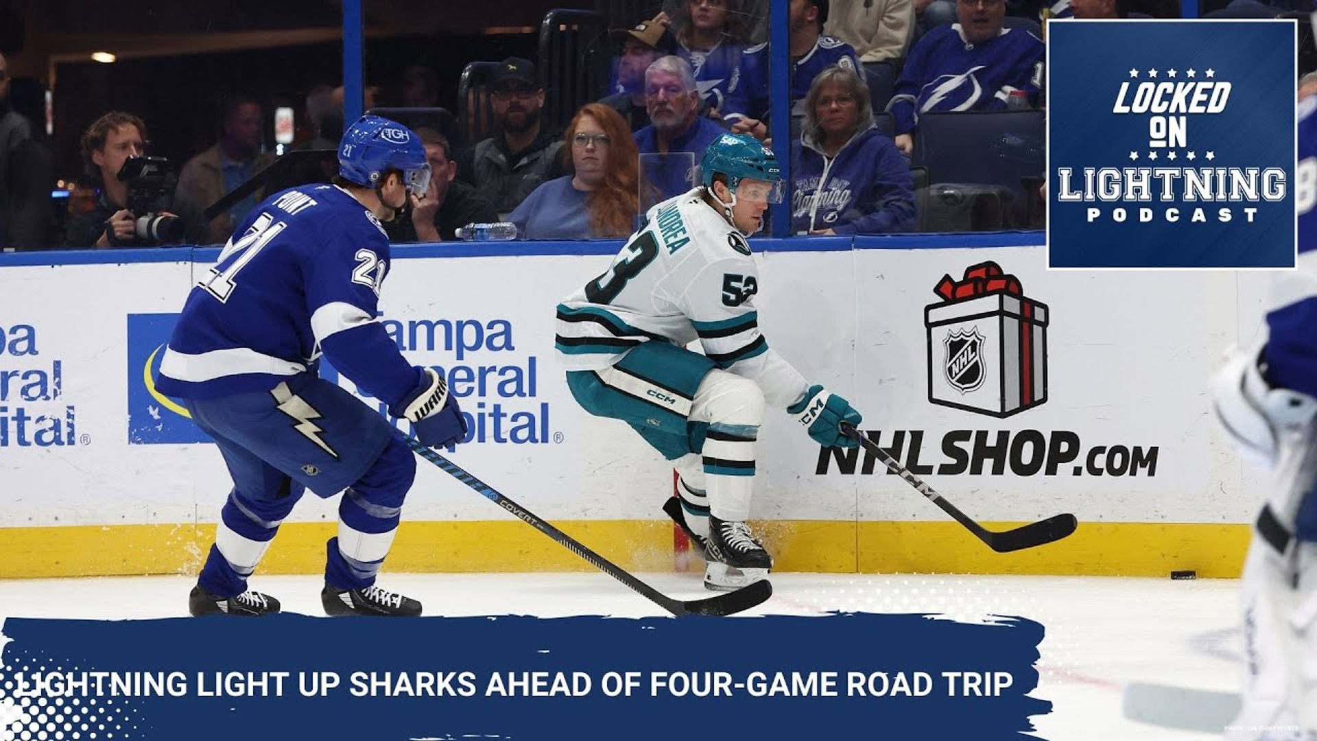 Lightning Light up Sharks Ahead of Four-Game Road Trip | localmemphis.com