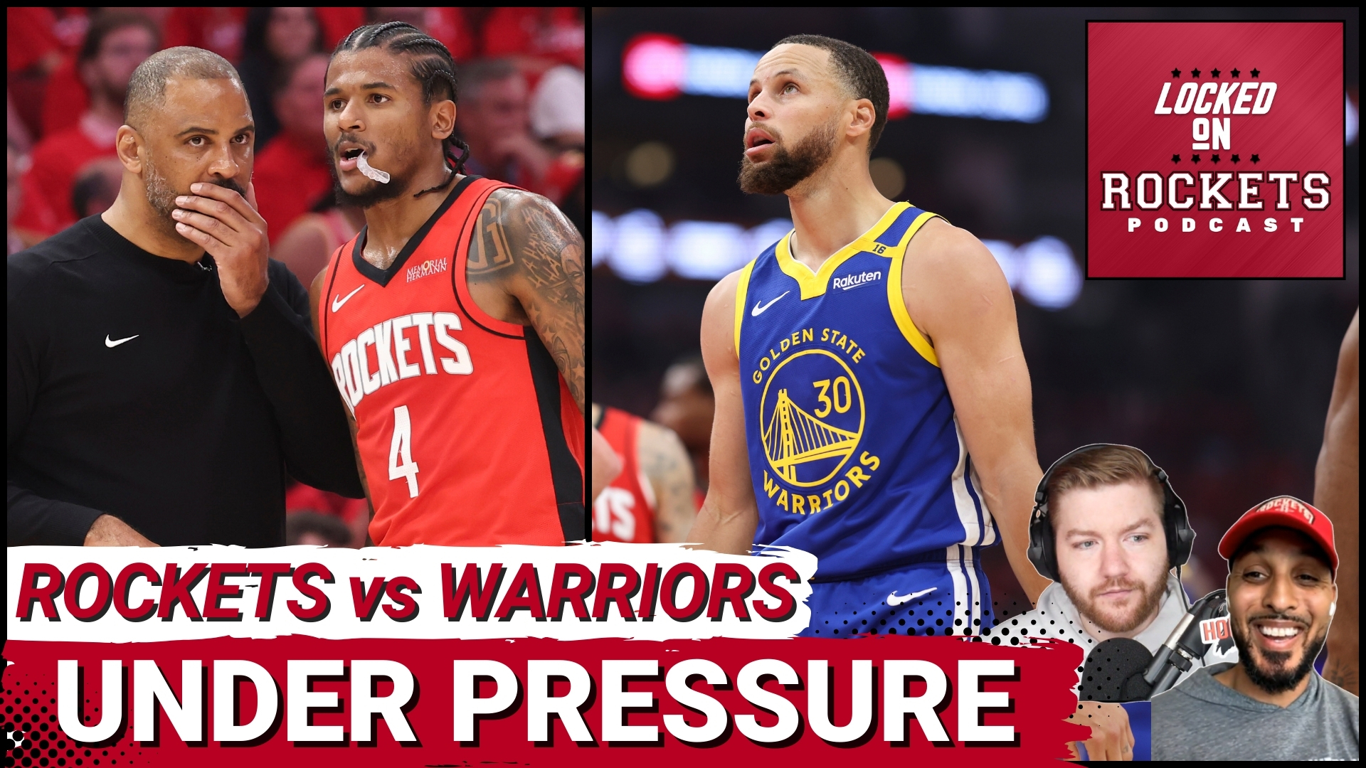 Houston Rockets Physical Play RATTLES Warriors Veterans | Golden State ...