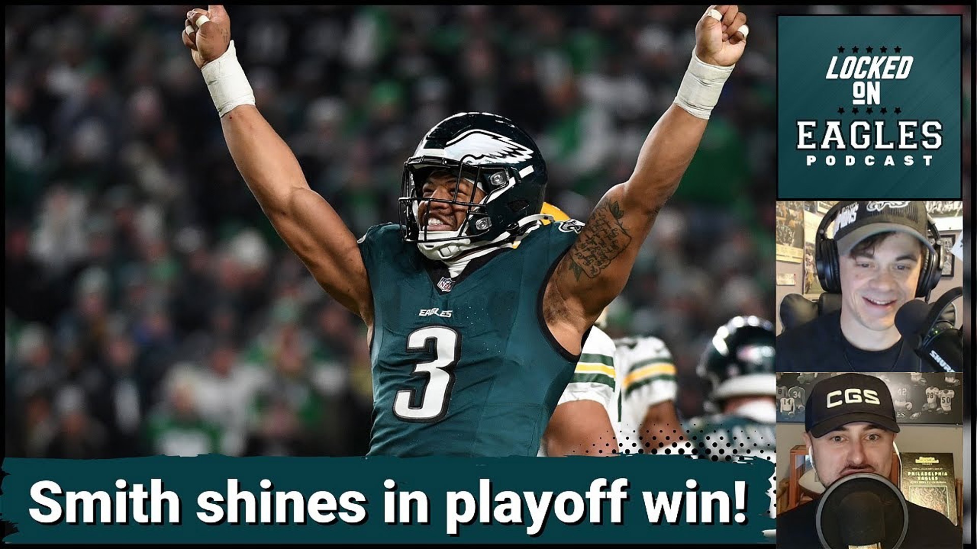 Nolan Smith ELITE PERFORMANCE leads Philadelphia Eagles past Green Bay in wild card victory ...