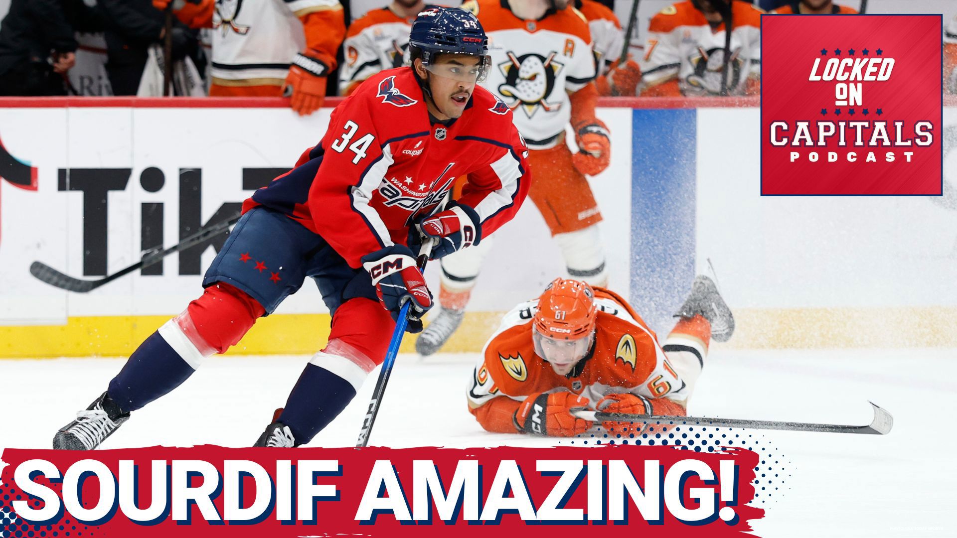SURGE: Justin Sourdif SHINES as Washington Capitals HOLD OFF Ducks in ...