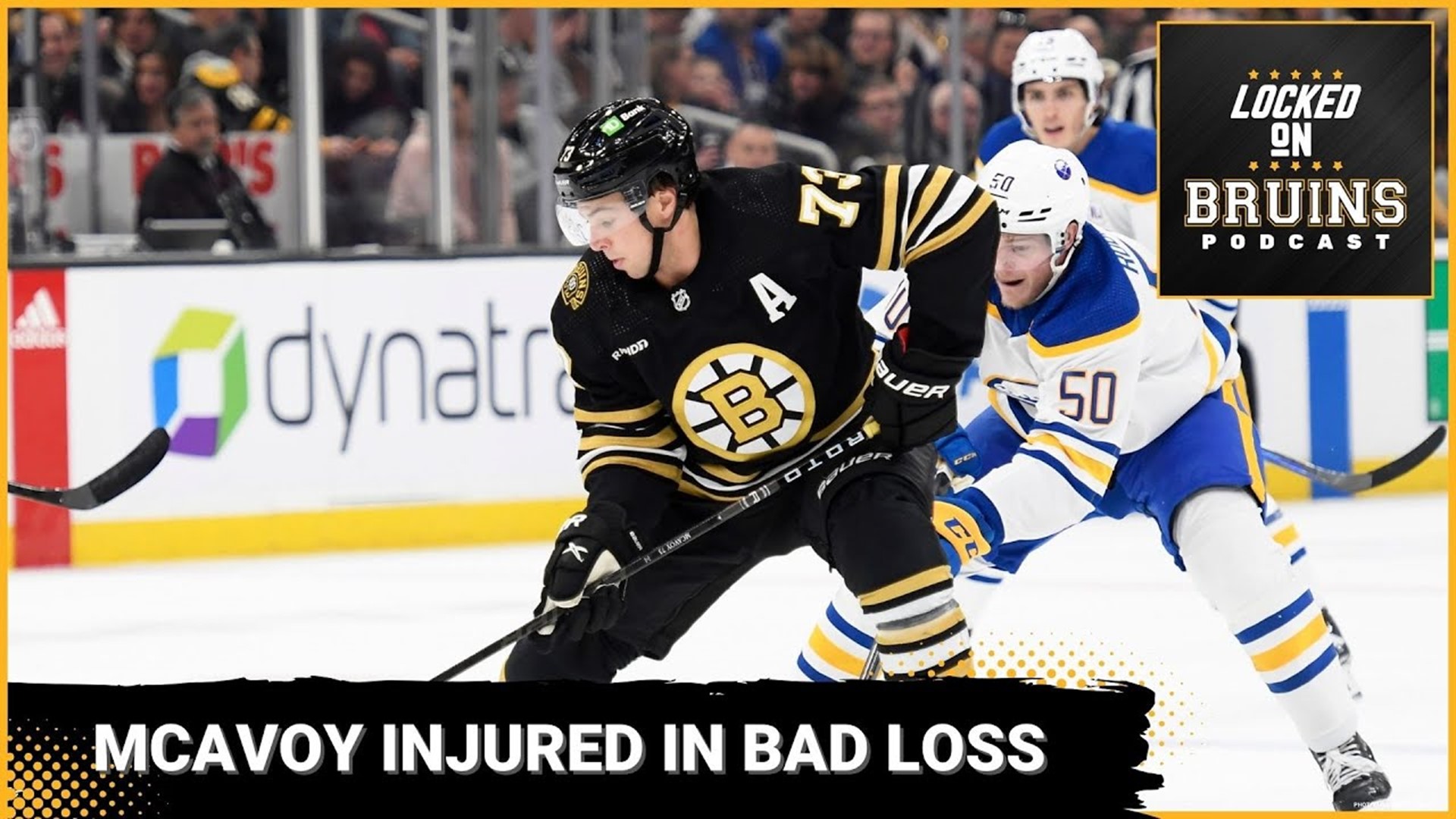 Charlie McAvoy injured in Bruins' bad loss to Sabres + Where was Matt ...