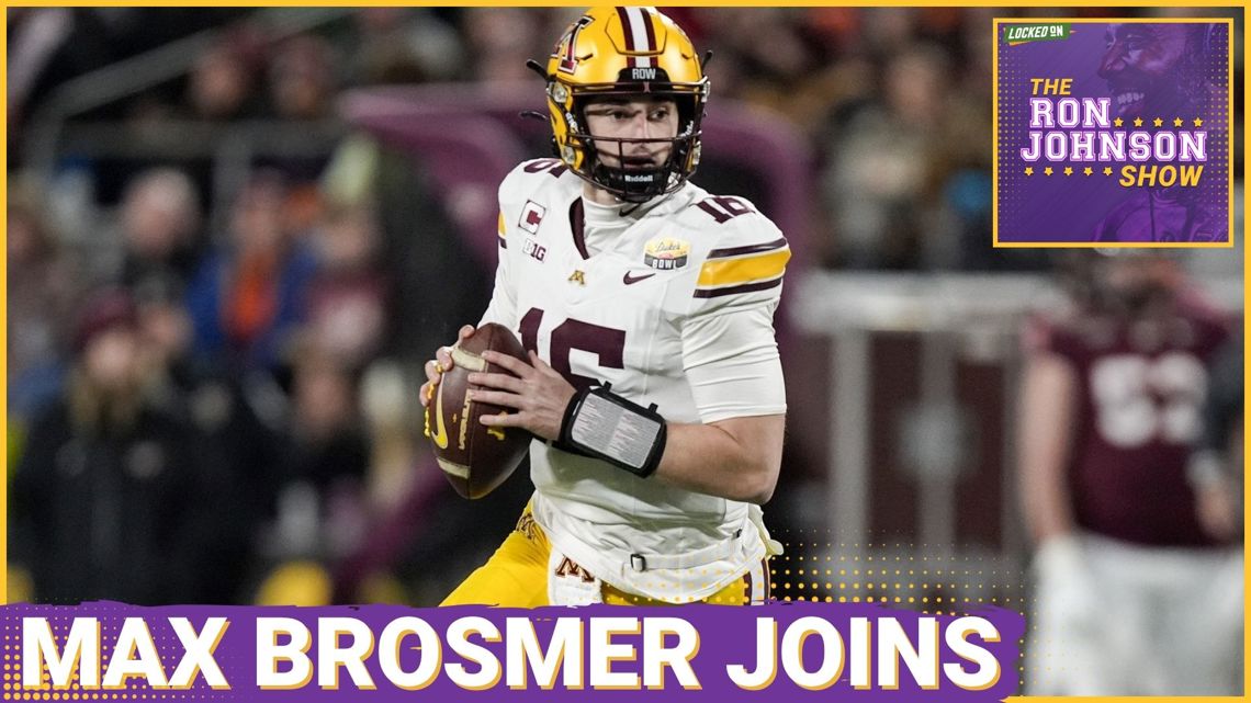 EXCLUSIVE: Minnesota Vikings QB MAX BROSMER Joins Ron Johnson | The Ron ...