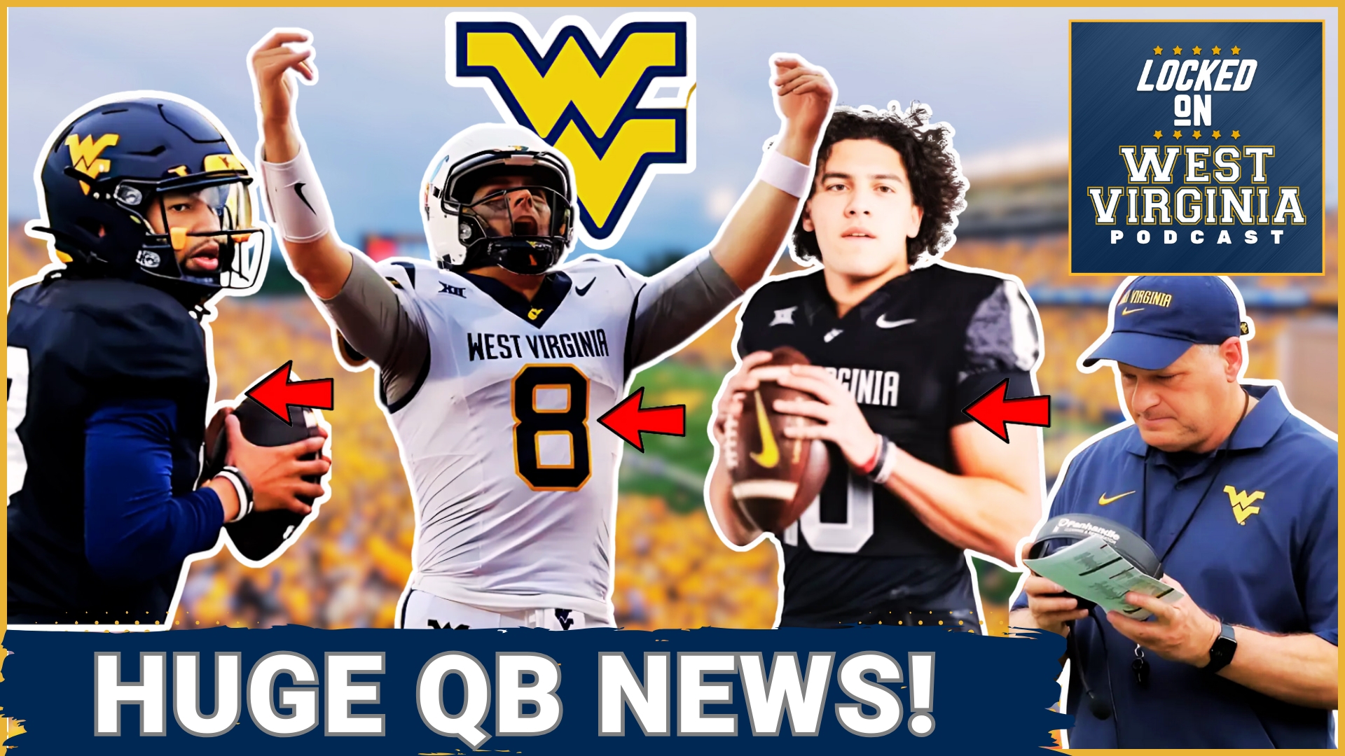 QB UPDATE! Rich Rodriguez SPEAKS UP on his radio show about the QB ...