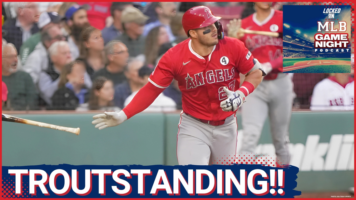 MLB GAME NIGHT: Mike Trout is on FIRE for Los Angeles Angels! Kerry ...