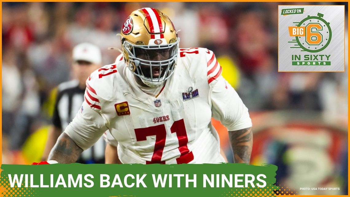 The 49ers and Trent Williams Reach A Deal | The Big 6 in 60 NFL | 10tv.com