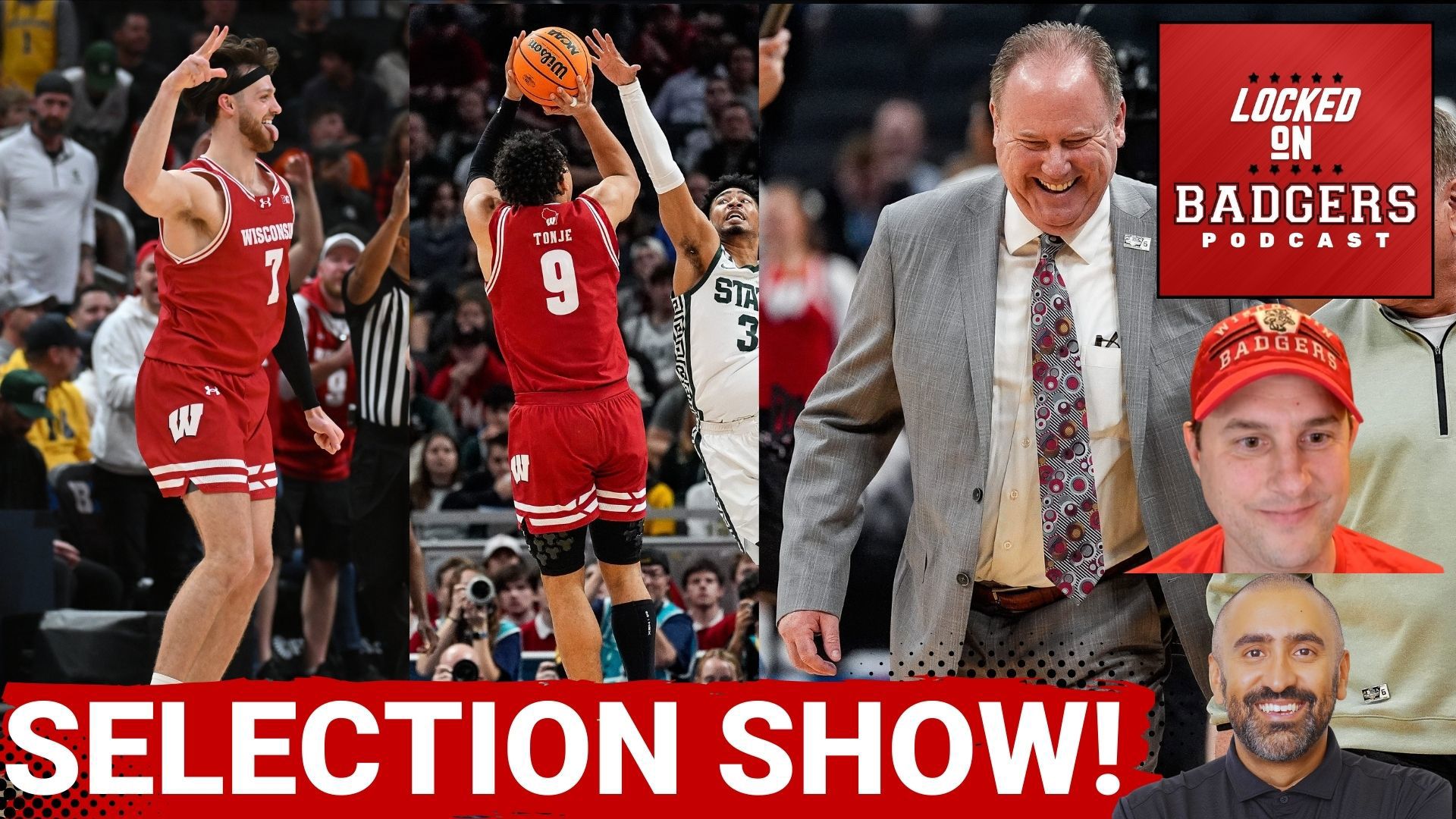 LIVE: Wisconsin Badgers NCAA Tournament selection show reaction! Wehere ...