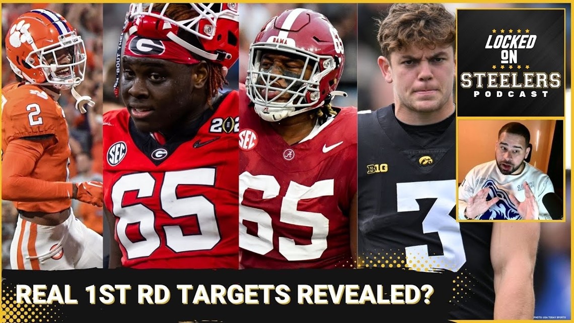 Steelers Draft Process Reveal True 1st Round Targets | Nate Wiggins ...