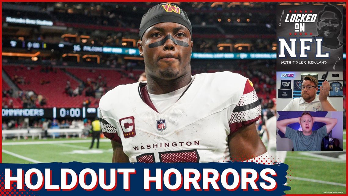 Terry McLaurin, Trey Hendrickson HOLDOUT HORROR, Two Unsigned Draft ...