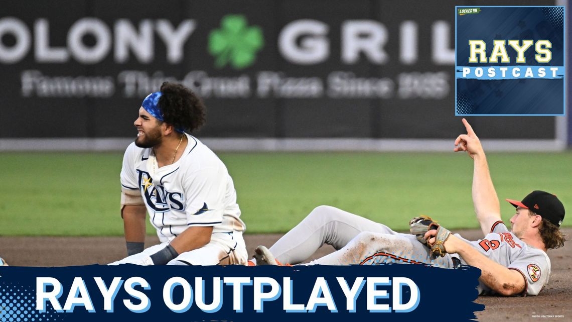 RAYS POSTCAST: The Tampa Bay Rays get OUTPLAYED by the Baltimore ...