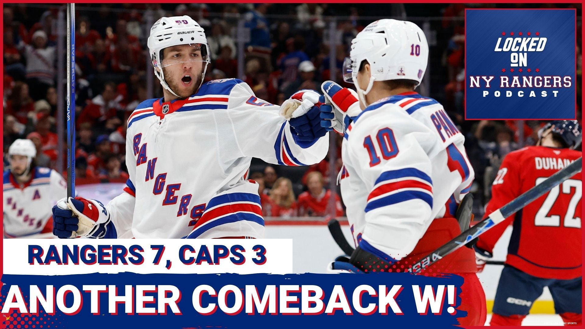 Rangers score FIVE GOALS in third period! Blueshirts head into break ...